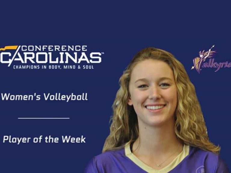 Sophomore Selected as Conference Carolinas Volleyball Player of the ...